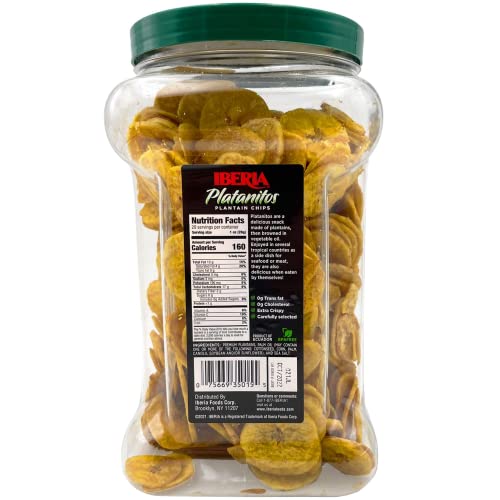 Iberia Saladito Lightly Salted Plantain Chips , 20 Oz.