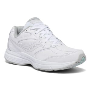 Saucony Women's Integrity Walker 3 Walking Shoes, White, 10 Wide