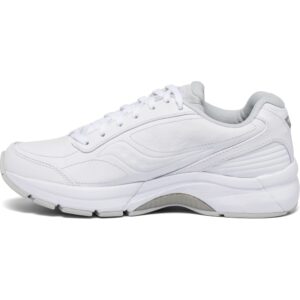 saucony women's omni wlk walking shoes, white, 7.5