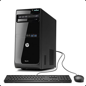 hp pro 3500 micro tower business computer pc, intel core quad i5 3470 up to 3.6 ghz, 4 gb ddr3, 500 gb, wifi, bt, vga, dvi, windows 10 64 bit-multi-language supports english/spanish/french(renewed)