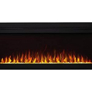 Napoleon Purview 50 inch Wall Mount Electric Fireplace - Black, NEFL50HI