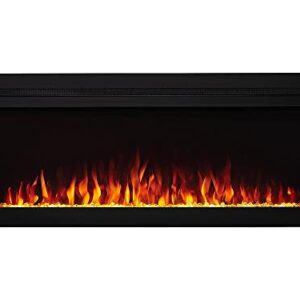 Napoleon Purview 50 inch Wall Mount Electric Fireplace - Black, NEFL50HI