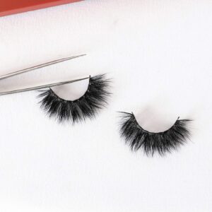 Newcally Lashes 3D Fake Eyelashes 18MM Dramatic Fluffy Faux Mink Eyelashes Pack 10 Pairs Thick Long Volume False Eye Lashes