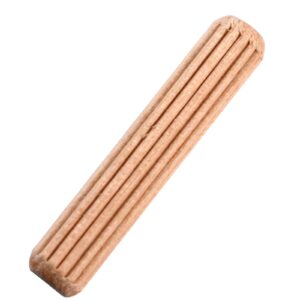 1/4" x 1-1/2" Wooden Dowel Pins - Wood Dowel Pins - White Birch Dowel Pins - Fluted Birch Wooden Dowel Pins - Fluted Wood Dowel Pins Fluted Wooden Dowel Pins Fluted Dowel Pins (100)