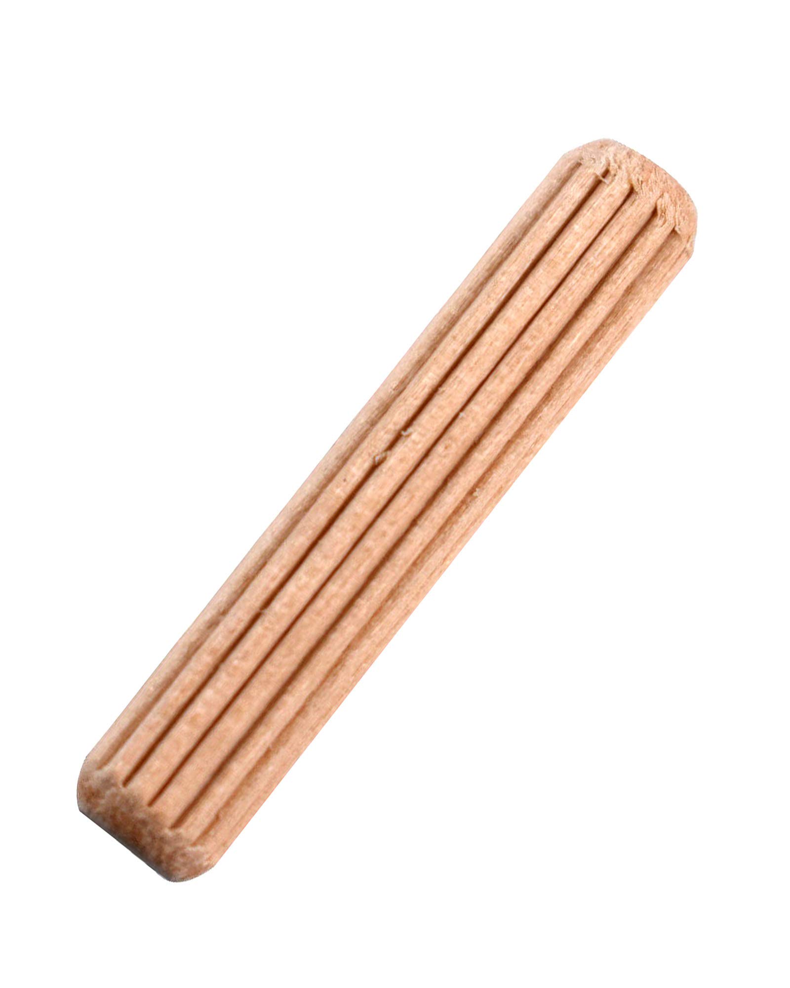 1/4" x 1-1/2" Wooden Dowel Pins - Wood Dowel Pins - White Birch Dowel Pins - Fluted Birch Wooden Dowel Pins - Fluted Wood Dowel Pins Fluted Wooden Dowel Pins Fluted Dowel Pins (100)