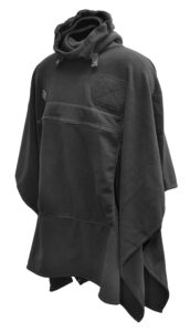 hazard 4 fleece liner: for poncho villa(tm) technical soft-shell poncho (us, alpha, one size, regular, regular, black)