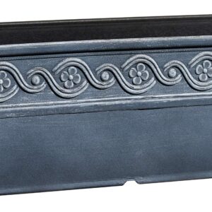 Classic Home and Garden 9408CP3D-238 Set of 3 8" Round Corinthian Planter, Oil Rubbed Bronze