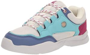 dc women's decel skate shoe, jade cream 6 medium us