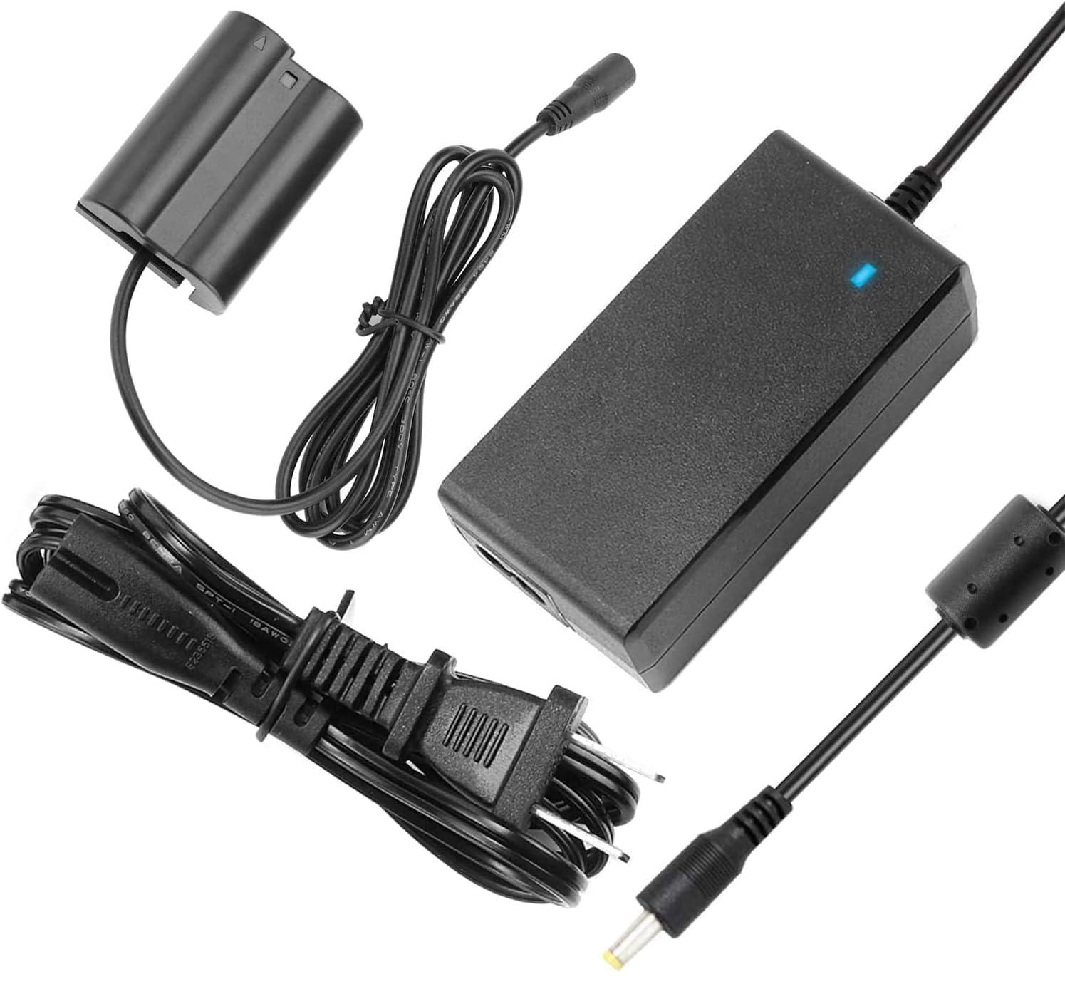 HY1C EP-5B Power Supply Connector EH-5 AC Adapter EN-EL15 Dummy Battery Kit for Nikon Z5, Z6, Z6 II, Z7, Z7 II, Z8, D500 D610 D750 D780 D800 D800e D810 D810a D850 D7000 D7100 D7200 D7500 Cameras