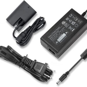 HY1C ACK-E6 AC Power Adapter LP-E6/LPE6N/LPE6NH Dummy Battery Kit for Canon EOS R, R5, R6, R7, 5D Mark III IV, 6D, 7D, R6 5D 6D 7D Mark II, 90D 80D 70D Cameras.