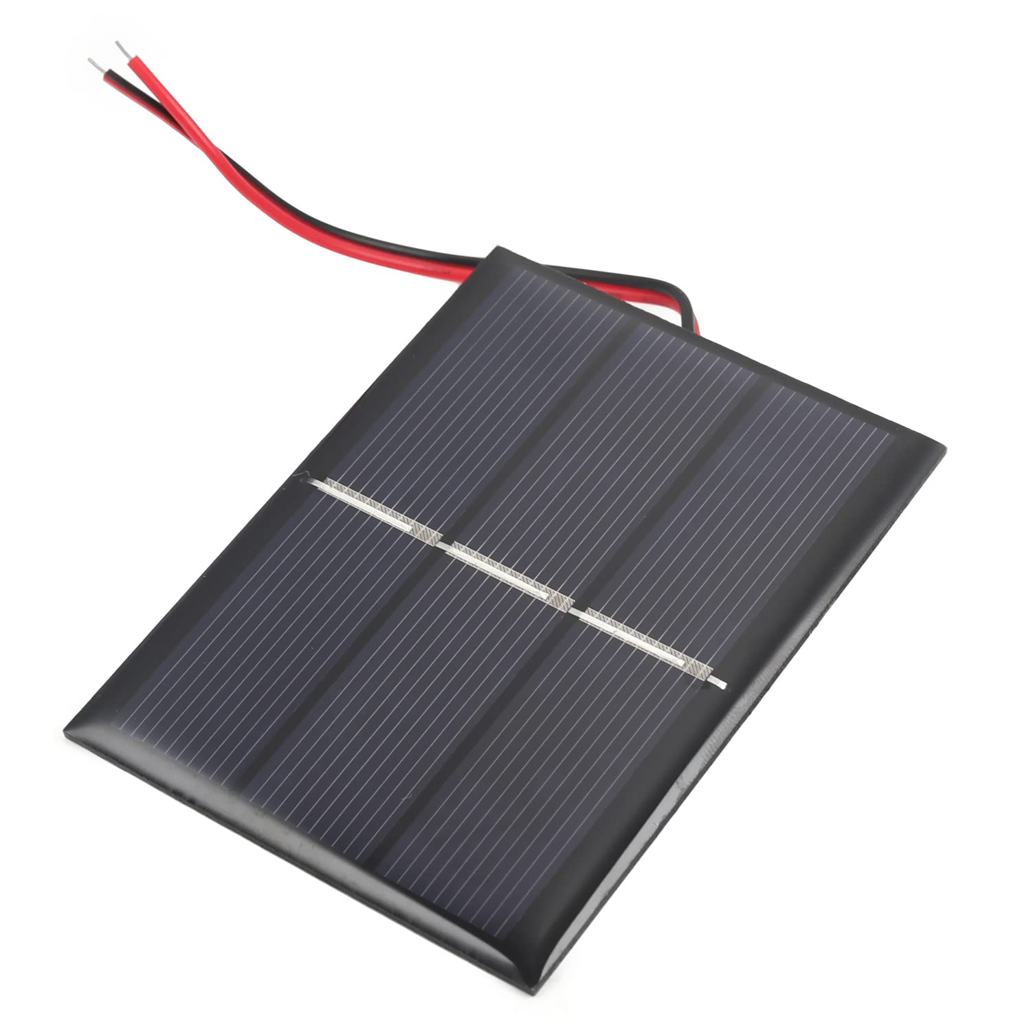 Fielect 1.5V 0.65W Polycrystalline Mini Solar Panel Module DIY for Light Toys Charger 60x80mm 1Pcs