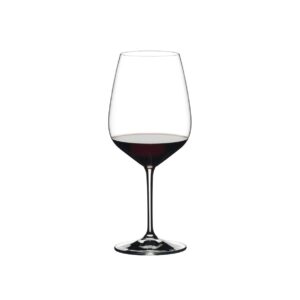 Riedel 6409/0 Heart to Heart Crystal Cabernet Sauvignon Red Wine Glass (4 Pack)