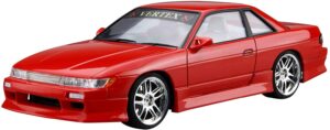 aoshima 1/24 scale vertex ps13 silvia 1991 - plastic model building kit # 58619