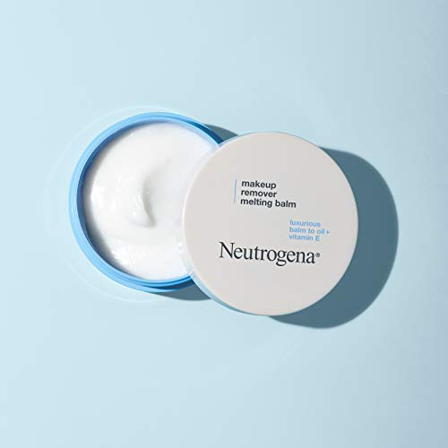 Neutrogena Makeup Remover Melting Balm to Oil with Vitamin E, Gentle and Nourishing Makeup Removing Balm for Eye, Lip, or Face Makeup, Travel-Friendly for On-the-Go, 2.0 ounces