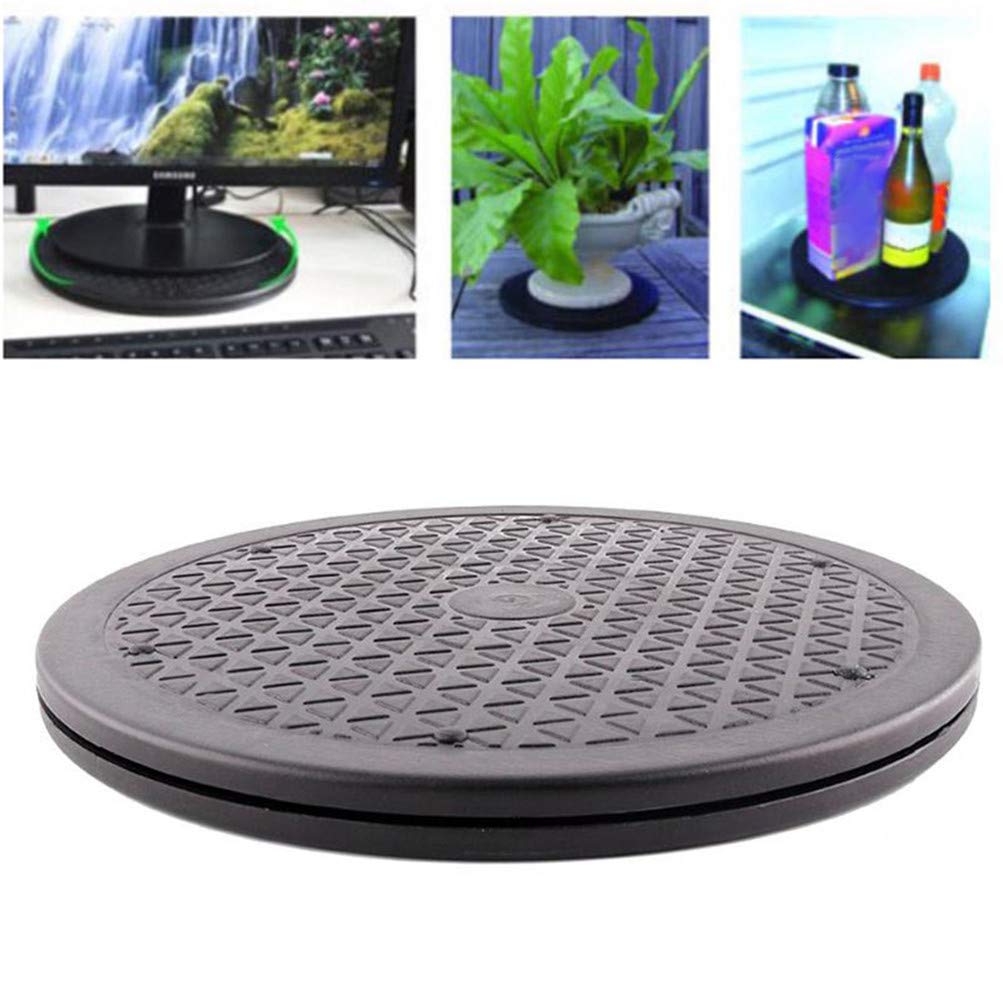 Flybloom Black 30cm Clay Plastic Pottery Turntable Pottery Wheel Rotate Turntable Swivel Pottery Turntable Rotary Plate