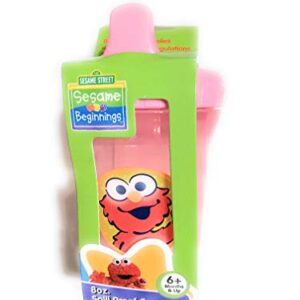 Sesame Street Sesame Beginnings 8oz. Spill Proof Cups - Elmo, Pink