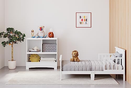 Graco Bailey Toddler Bed (White) – GREENGUARD Gold Certified, Includes Toddler Bed Rails, Fits Standard-Size Crib and Toddler Bed Mattress, JPMA Certified