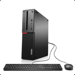 lenovo thinkcentre m800 small form factor pc, intel quad core i5 6500 up to 3.6ghz, 16g ddr4, 240g ssd + 2t hdd, wifi, bt 4.0, win 10 pro 64-multi-language support english/spanish/french(renewed)