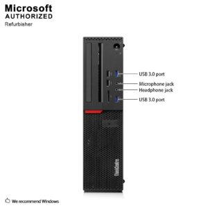 Lenovo ThinkCentre M800 Small Form Factor Desktop PC, Intel Quad Core i5 6500 up to 3.6GHz, 16G DDR4, 3T, WiFi, BT 4.0, Win 10 Pro 64-Multi-Language Support English/Spanish/French(Renewed)