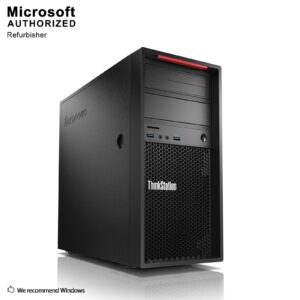 Lenovo ThinkStation P310 Tower Desktop PC, Intel Quad Core i7 6700 up to 4.0GHz, 16G DDR4, 1T SSD, WiFi, BT 4.0, DVD, Windows 10 Pro 64-Multi-Language Support English/Spanish/French(Renewed)