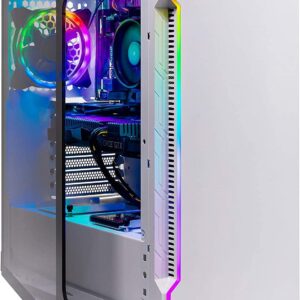 Skytech Archangel Gaming Computer PC Desktop – RYZEN 5 2600X 6-Core 3.6 GHz, GTX 1660 6G, 500GB SSD, 16GB DDR4 3000MHz, RGB Fans, Windows 10 Home