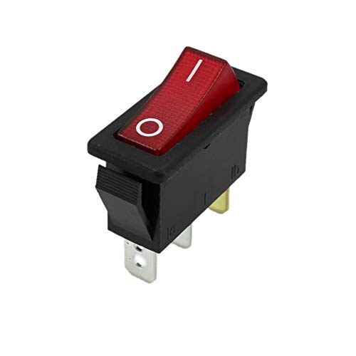 120927-24 120 Volt Rocker Switch Lighted On Off for FMI Desa Electric Fireplaces