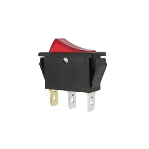 120927-24 120 Volt Rocker Switch Lighted On Off for FMI Desa Electric Fireplaces