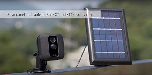 Wasserstein Outdoor Solar Panel with Internal Battery Compatible with Blink Outdoor and XT2/XT Cameras (3 Pack)