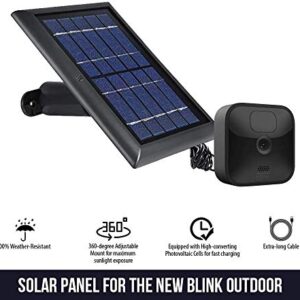 Wasserstein Outdoor Solar Panel with Internal Battery Compatible with Blink Outdoor and XT2/XT Cameras (3 Pack)