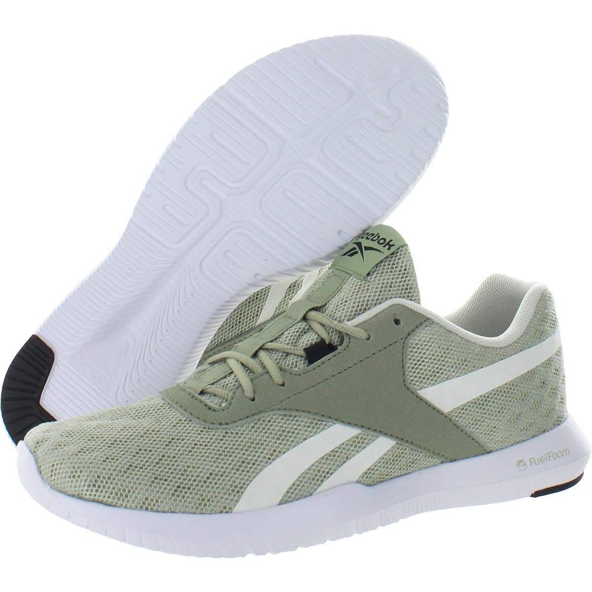 Reebok Women's REAGO Essential 2.0 Cross Trainer, Mystic Grey/Chalk/Black, 7.5