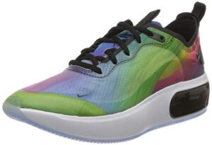 nike women's w air max dia nrg running shoe, multi color black white, 4.5 uk