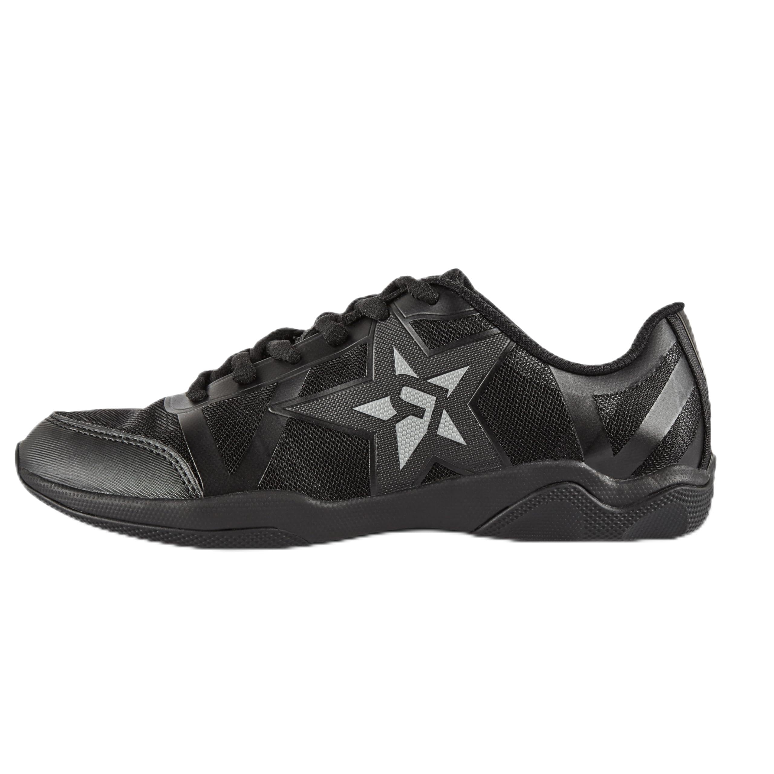 Rebel Athletic Ruthless Cheer Shoe, Blackout, Size 11