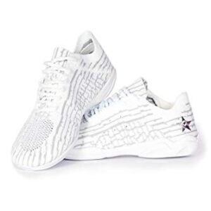 Rebel Athletic Revolt White Cheer Shoe, White, 13 Big Kid