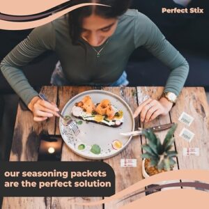 Perfect Stix - Salt and Pepper Packets-200 Salt and Pepper Packets Combo -100 of Each (200 Total Packets)