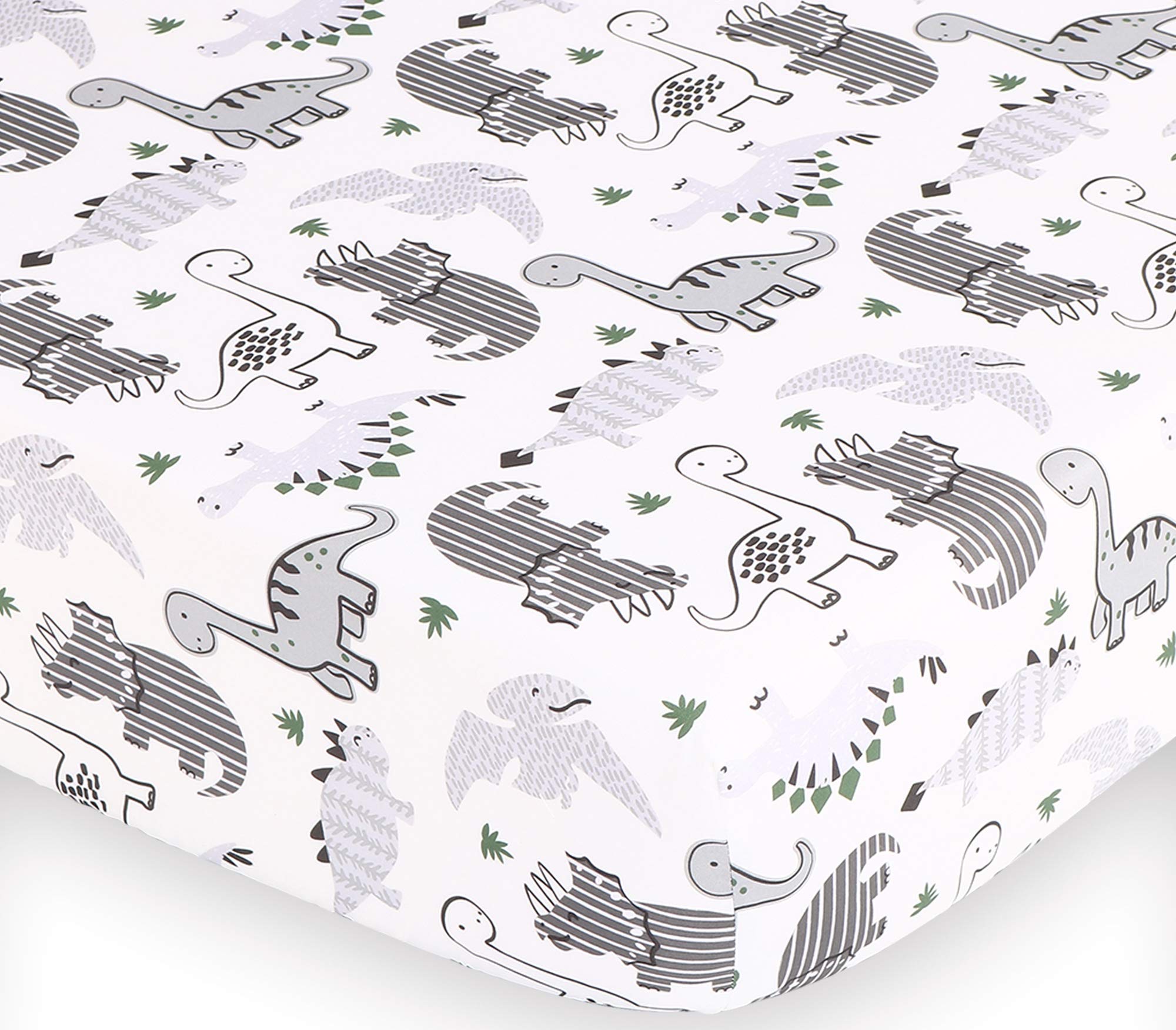 The Peanutshell Dinosaur Crib Bedding Sets for Boys - 3 Pieces