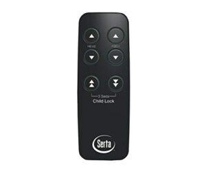 serta motion slim (new black or silver version) replacement remote control for adjustable beds