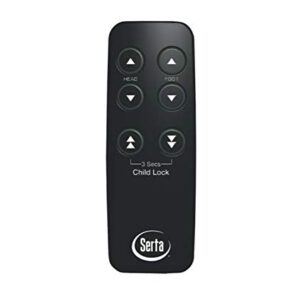 Serta Motion Slim (New Black or Silver Version) Replacement Remote Control for Adjustable Beds