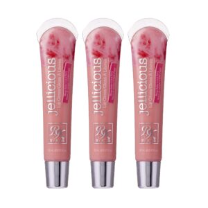 ruby kisses jellicious mouth watering lip gloss jlg04 (3 packs)