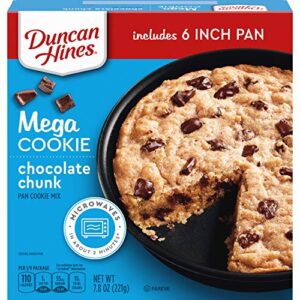 duncan hines mega cookie chocolate chunk pan cookie mix, 7.8 oz