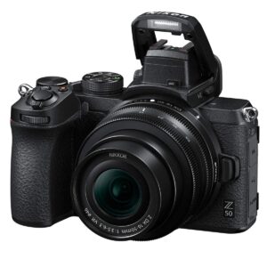 Nikon Z 50 DX-Format Mirrorless Camera with 16-50mm f/3.5-6.3 VR Lens, Bundle with FTZ II Mount Adapter and Accessories