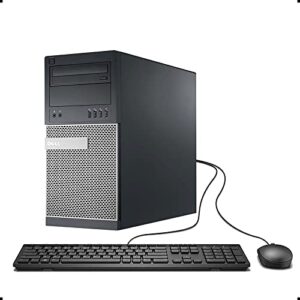 dell optiplex 9020 mini tower desktop pc, intel core i7-4770-3.4 ghz, 32gb ram, 512gb ssd wifi, dvd-rw, windows 10 pro (renewed)