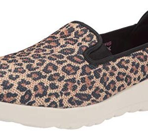 Skechers Women's Go Walk Joy - Fiery Sneaker, Leopard, 8 US