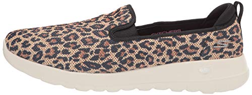 Skechers Women's Go Walk Joy - Fiery Sneaker, Leopard, 8 US