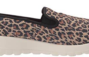 Skechers Women's Go Walk Joy - Fiery Sneaker, Leopard, 8 US