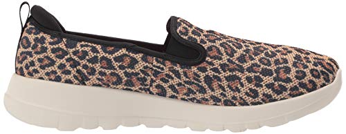 Skechers Women's Go Walk Joy - Fiery Sneaker, Leopard, 8 US