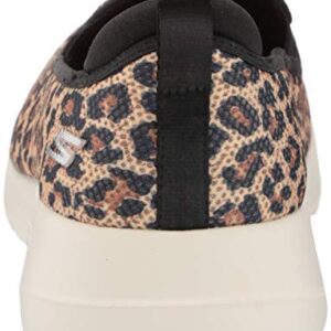 Skechers Women's Go Walk Joy - Fiery Sneaker, Leopard, 8 US