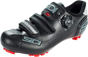 sidi women's trace 2w cycling shoes, black/black, 6.5