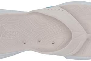 Skechers Women's FOAMIES GOwalk 5 - Bali Sport Sandal, White, 10