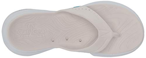 Skechers Women's FOAMIES GOwalk 5 - Bali Sport Sandal, White, 10