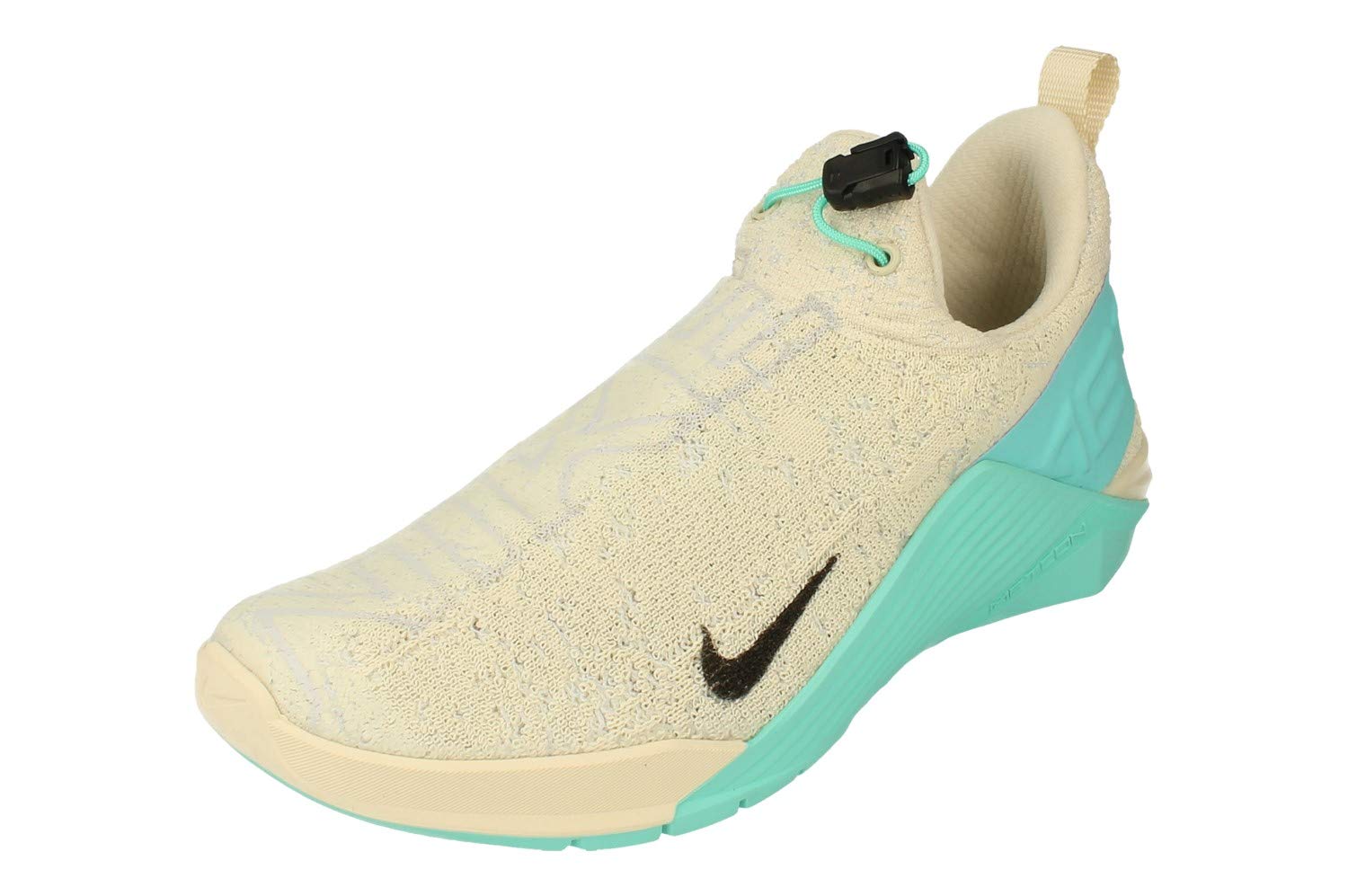 Nike Womens React Metcon Running Trainers BQ6046 Sneakers Shoes (UK 4.5 US 7 EU 38, Light Cream Black Green 203)